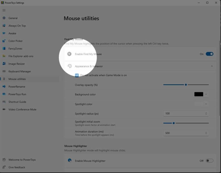 How To Add Highlight And Spotlight Mouse Pointer In Windows 11 10 How To Add Highlight And Spotlight Mouse Pointer In Windows 11 10