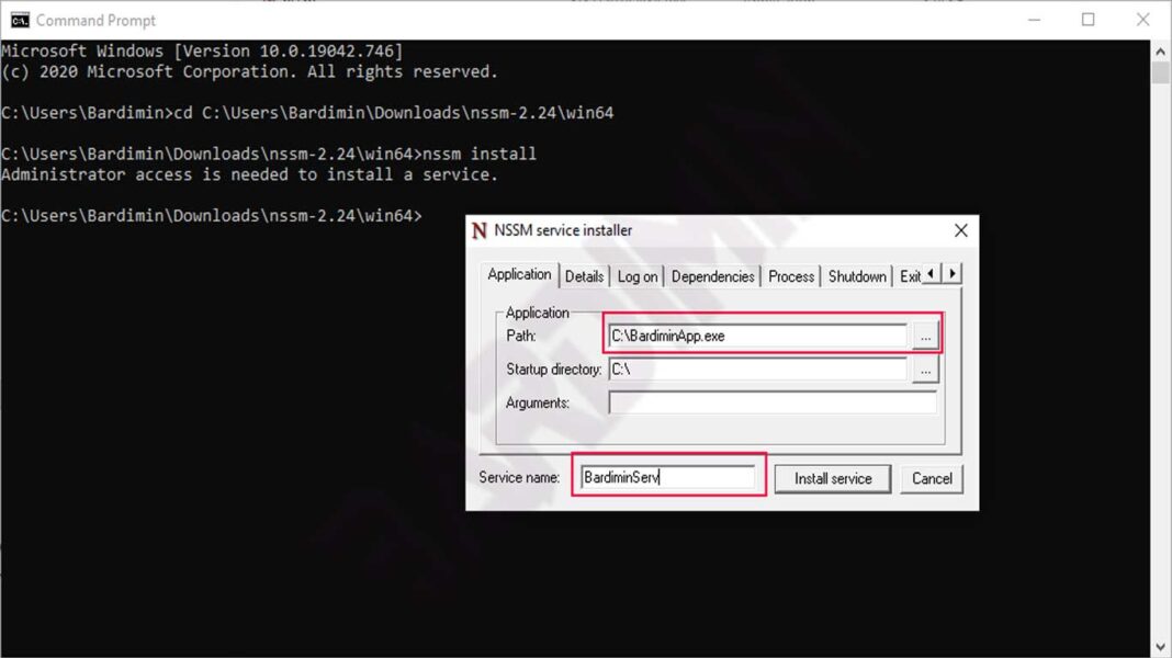Creating A Windows Service From An Executable File