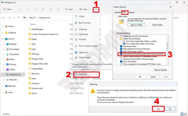 How to Easily Show Hidden Files and Folders on Windows