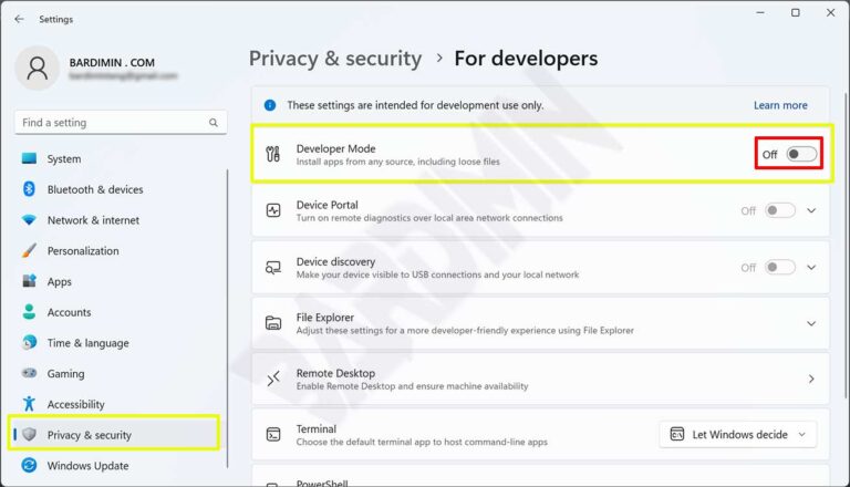 How To Enable And Disable Developer Mode In Windows 11 Tips And Tricks