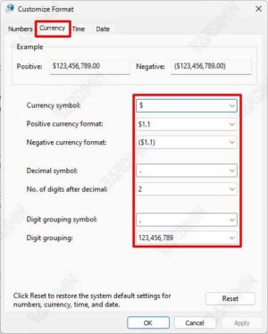 How to change the format of date, time, number, and currency in Windows ...