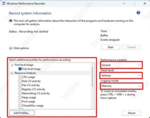 Recording Windows Performance with Windows Performance Recorder (WPR ...