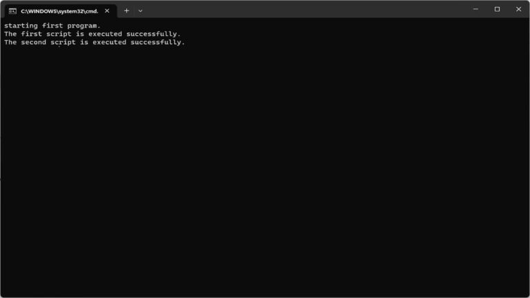 How To Delay Or Wait For A Command To Run A Process In A Windows Batch File