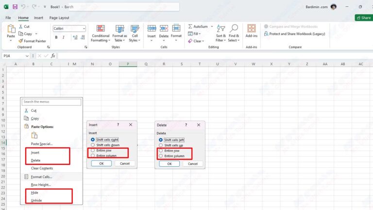 Cara Menambahkan, Menghapus, dan Menyembunyikan Baris atau Kolom di Excel Cara Menambahkan, Menghapus, dan Menyembunyikan Baris atau Kolom di Excel