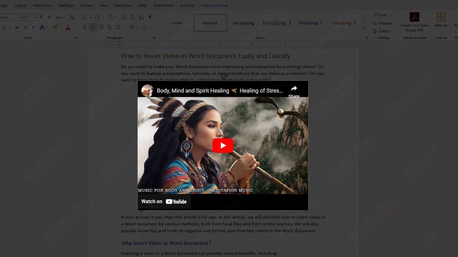 So Fügen Sie Videos Einfach Und Schnell In Ein Word Dokument Ein